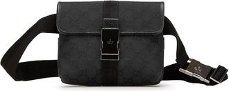 Gucci Bauchtaschen - GG Canvas Belt Bag - Gr. ONE SIZE - in Schwarz - f&uuml;r Damen