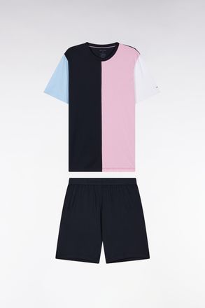 Eden Park Pyjama Court En Jersey De Coton Coup&eacute;-cousu