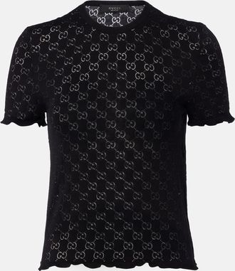 Gucci Pullover GG aus Devor&eacute;