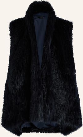 High High Wendeweste Tron Aus Kunstfell blau