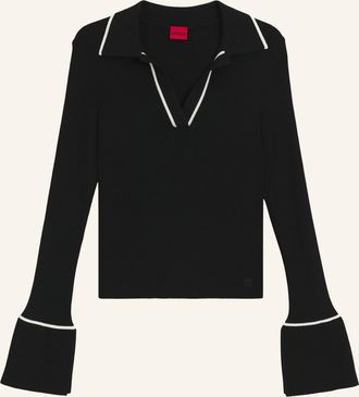 HUGO BOSS Hugo Pullover Samur Slim Fit schwarz