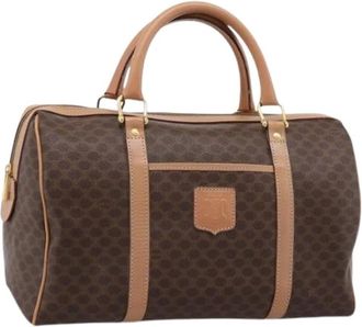 Celine Pre-owned Vintage Boston Bag - Femme - Pre-owned - Brun - Taille: ONE Size