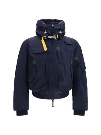 Parajumpers Mens Bomber Jacket Gobi Navy Blue Polyamide Padded & Down