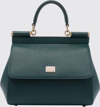 Dolce & Gabbana Sicily Mini-Handtasche aus genarbtem Kalbsleder