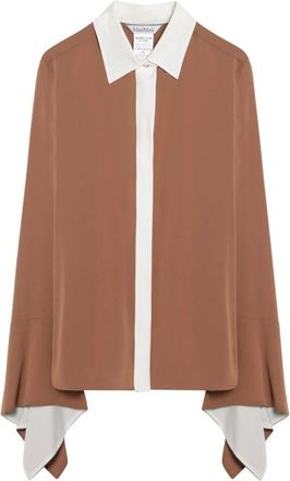 Max Mara Femme, Blouses et Chemises, Brun, Taille: 36 FR Chemise &agrave; manches longues