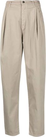 Emporio Armani Femme, Pantalons, Beige, Taille: W27 Tapered Pantalons