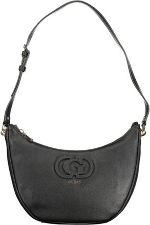 Guess Femme, Sacs, Noir, Taille: ONE Size Sac bandouli&egrave;re hobo Calebra
