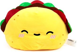 Puckator Foodiemals Squidglys - Frida il Taco Kawaii Pl&uuml;schkissen, sehr weich