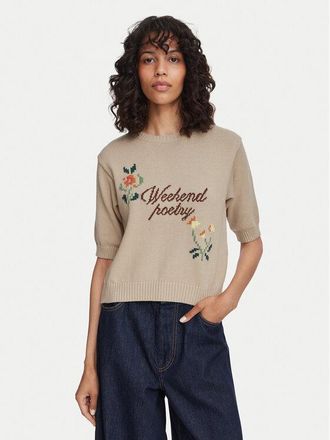 Max Mara Pullover Fiacre 2625366191 Beige Regular Fit