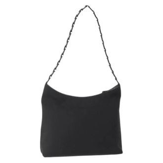 Ferragamo Pre-owned Canvas Schultertasche - - Pre-owned - Damen - Schwarzk - ONE SIZE