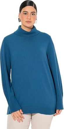 Ulla Popken Pullover_799922 Pull-Over, Blaugr&uuml;n, 50-52 Femme