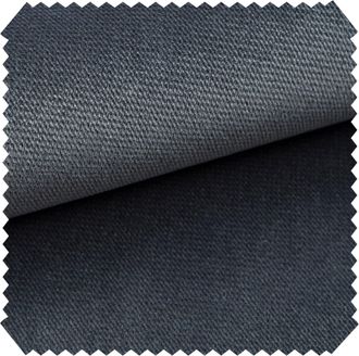 Novely PASSAU - Samtig Weicher Chenille-Möbelstoff - Robuster Polsterstoff - Pflegeleichte Meterware 1lfm | Farbe: 06 Graphit