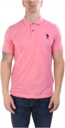 U.S.Polo Association U.s. Polo Assn., Homme, Tops, Rose, Taille: M U.s. Polo Assn - Hauts > Polo Chemises