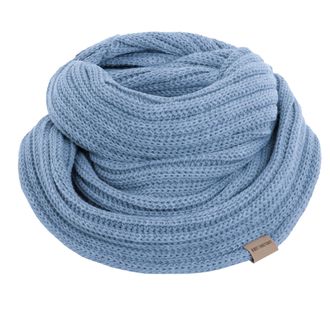 Knit Factory Nica Loop Schal - Crystal Blue - One Size