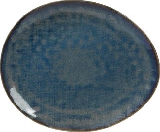 Cosy & Trendy Aicha Blue Plat Bord 27x23cm Ovaal