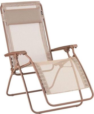 Lafuma Mobilier Fauteuil Relax Transat Jardin - Chaise Longue Zéro Gravité - Rclip - Batyline Iso - Orange Canyon - Lafuma Mobilier