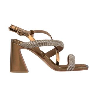 Alma En Pena Sandalen mit kombinierten Riemen - - Shoes - Damen - Braun - 39 EU