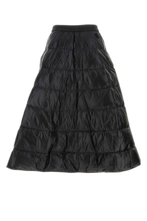 Moncler Quilted Nylon Skirt - Black