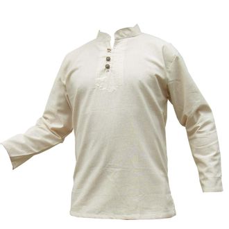 Panasiam Nature Cotton Shirt, 3button, LS, XL