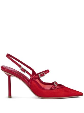 Le Silla escarpins Morgana 80 mm à bride arrière - Rouge