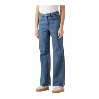 Another Label Moore Denim Wide Jeans - - Jeans - Damen - Blau - XS