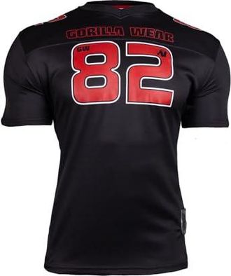 Gorilla Wear Fresno T-shirt - Black/Red - S