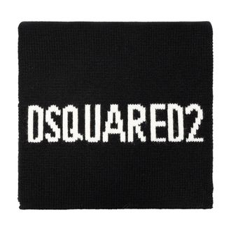 Dsquared2 Wollschal - - Accessories - Herren - Schwarzk - ONE SIZE