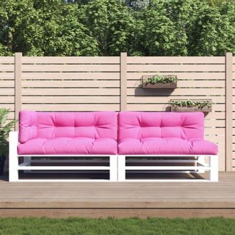 vidaXL Palettenkissen 5-tlg. Rosa Stoff - Vidaxl