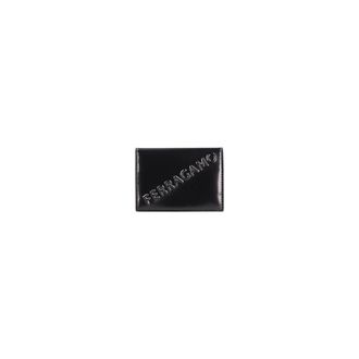 Ferragamo Gepr&auml;gte Lederbrieftasche - - Accessories - Herren - Schwarzk - ONE SIZE