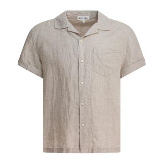 Alex Mill Homme, Chemises, Beige, Taille: S Camp Shirt
