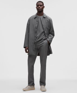 lululemon Pantalon droit classique d&eacute;contract&eacute; pour Hommes - 81 cm - Gris - Taille 28