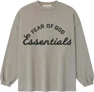 Fear of God Homme, Tops, Gris, Taille: 2XL Training 90s Long Sleeve T-Shirt