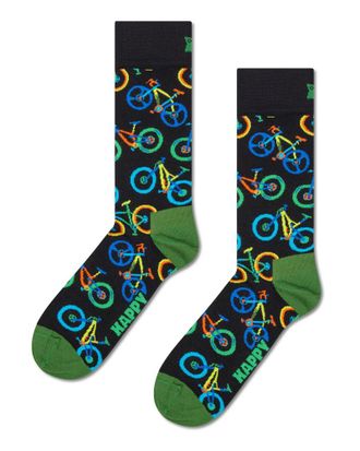Happy Socks Socken mit Mountain Bike-Motiven in