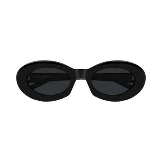 Saint Laurent SL Logo Sonnenbrille - - Accessories - Damen - Schwarzk - 52 MM