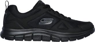 Skechers Track-Scloric 52631-BBK, Herren Sneaker, Schwarz (Black 52631-BBK), 41.5 EU (7.5 UK)