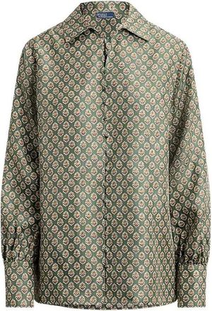 Polo Ralph Lauren Femme, Blouses et Chemises, Vert, Taille: 38 FR Chemises