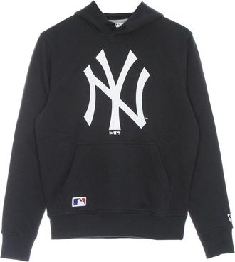 New Era NY Yankees Logo Hoodie Navy/Wei&szlig; - - Sweatshirts & Hoodies - Herren - Blau - L