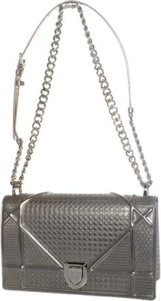 Dior Pre-owned Diorama Flap Bag - Femme - Pre-owned - Gris - Taille: ONE Size