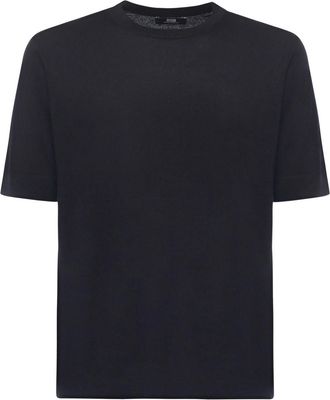 Alpha Studio Pull Col Rond - Bleu