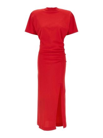 Pinko Robe Au Genou - Rouge