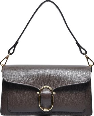 Anna Luchini Kastanienbraun Rindsledertasche