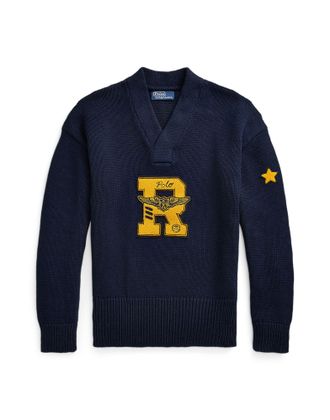 Ralph Lauren SURPLUS-LETTERMAN COTTON SWEATER