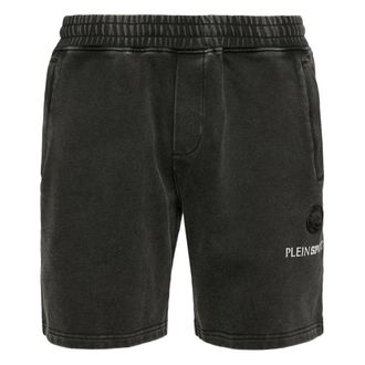 Plein Sport Homme, Shorts, Noir, Taille: 4XL Jogging Shorts Cold Dye