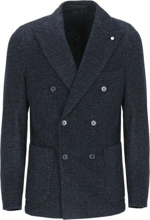 Lubiam Homme, Vestes, Bleu, Taille: M WSL Double Breasted Jacket