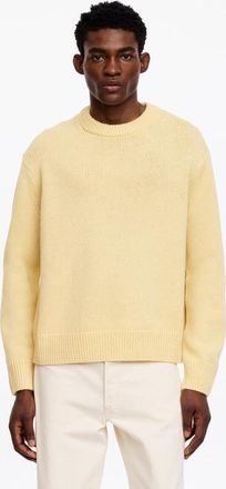 Arket Pullover Aus Schwerem Wollstrick -Gelb