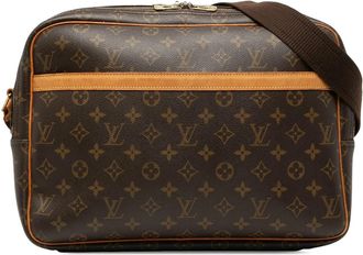 Louis Vuitton Hobo Bags - Monogram Reporter GM - Gr. unisize - in Braun - f&uuml;r Damen