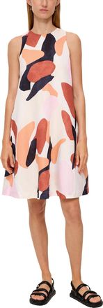 s.Oliver Black Label s.Oliver Black Label Kleid kurz Damen, Creme|Mehrfarbig 02a1, 36