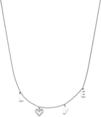 s.Oliver Necklace - Elegante Halskette aus poliertem Edelstahl - Silber - Rolokette 47 cm - wasserfest & hautfreundlich