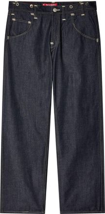 Junya Watanabe Jeans mit Kontrastn&auml;hten - Blau