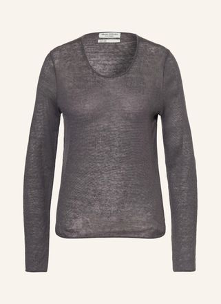Marc O'Polo Marc Opolo Leinenpullover grau